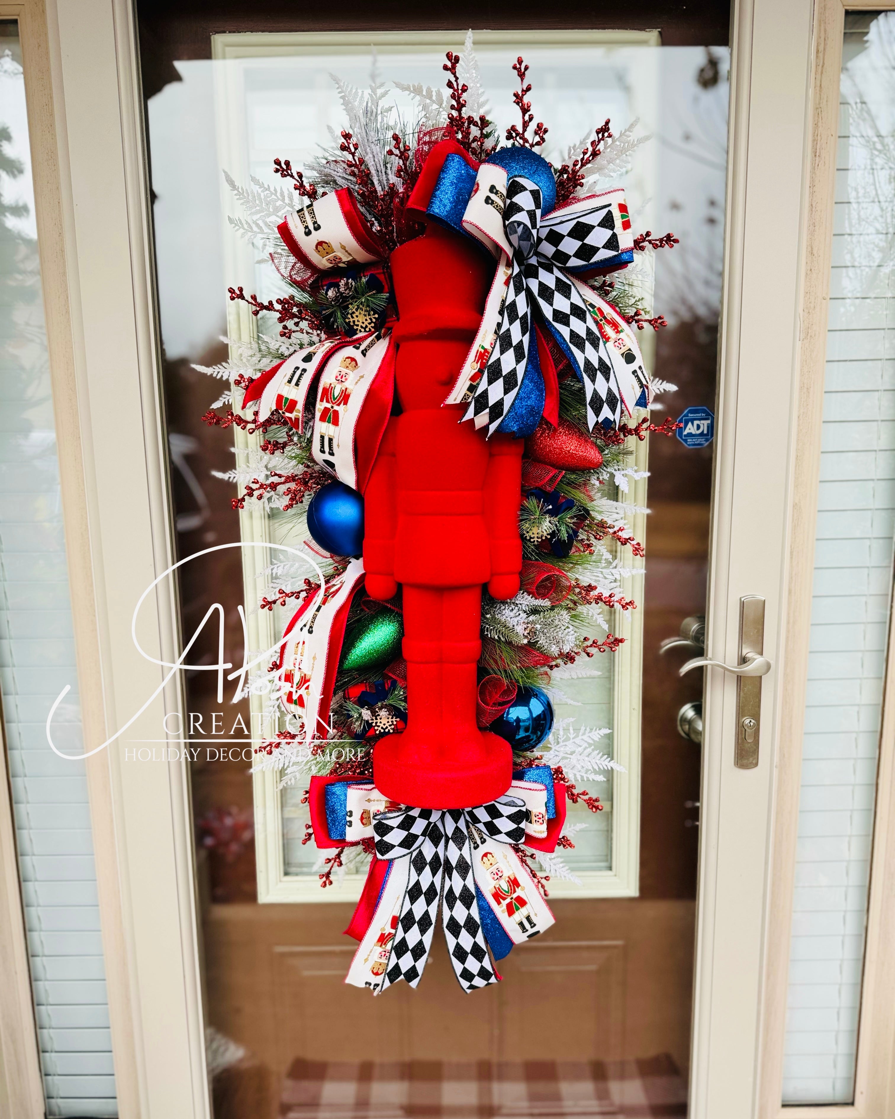 Red Nutcracker Swag – A Posh Creation